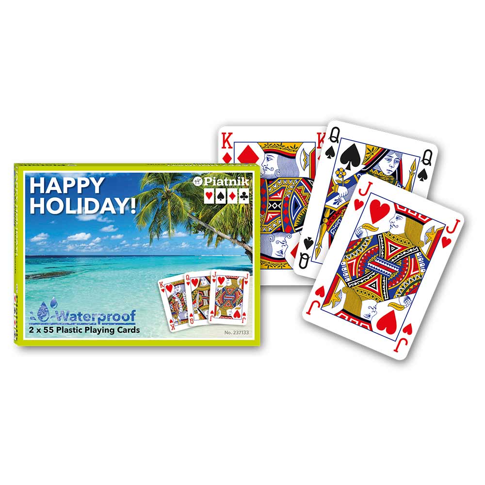 Piatnik karte Happy Holiday plastične | Dexy Co spletna prodaja