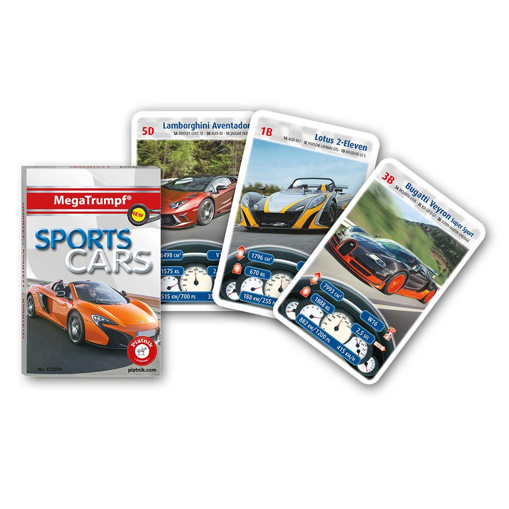 Piatnik karte Športni avtomobili | Dexy Co spletna prodaja