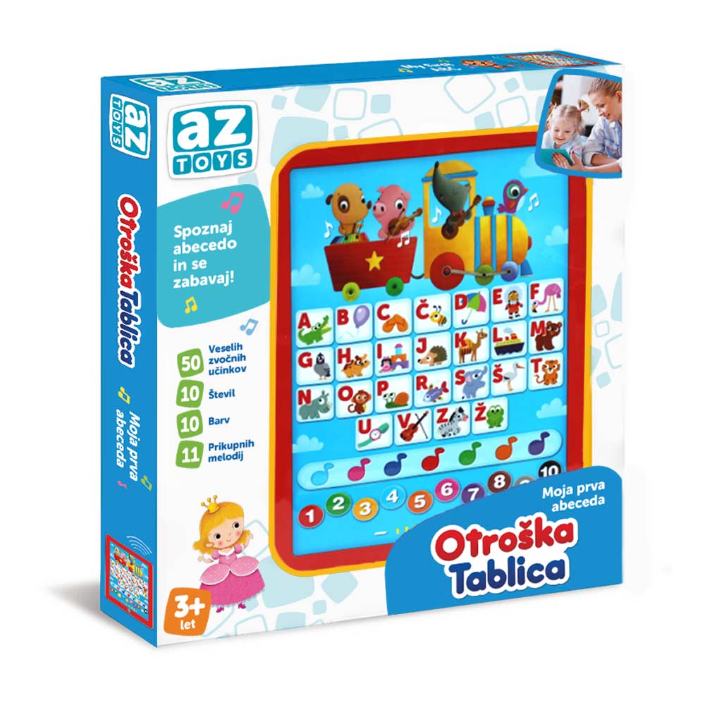 Otroška tablica Moja prva abeceda | Dexy Co spletna prodaja