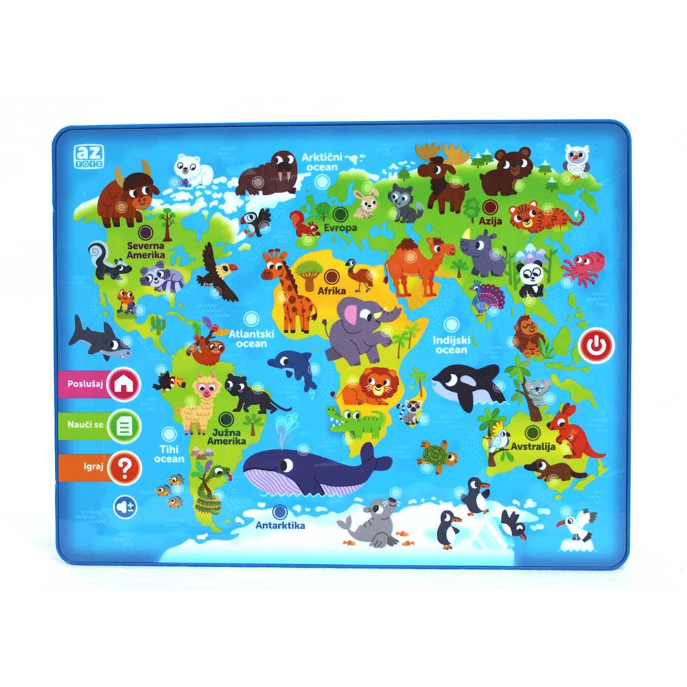 Otroška tablica moj prvi atlas | Dexy Co spletna prodaja