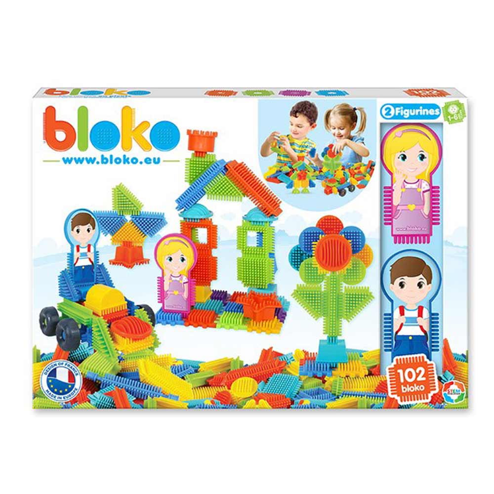 Bloko kocke set 100 kock in 2 figuri | Dexy Co spletna prodaja