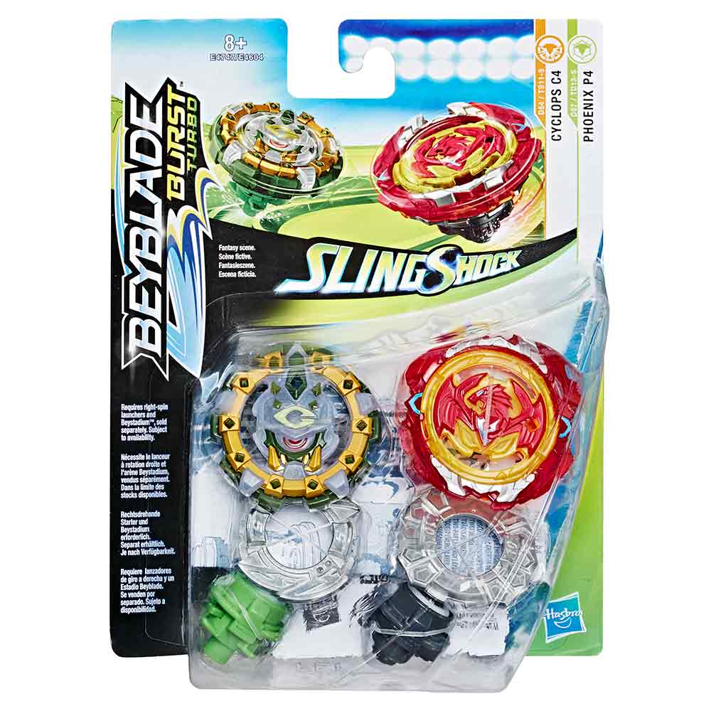 Beyblade Slingshock dvojni set C4 & P4 | Dexy Co spletna prodaja